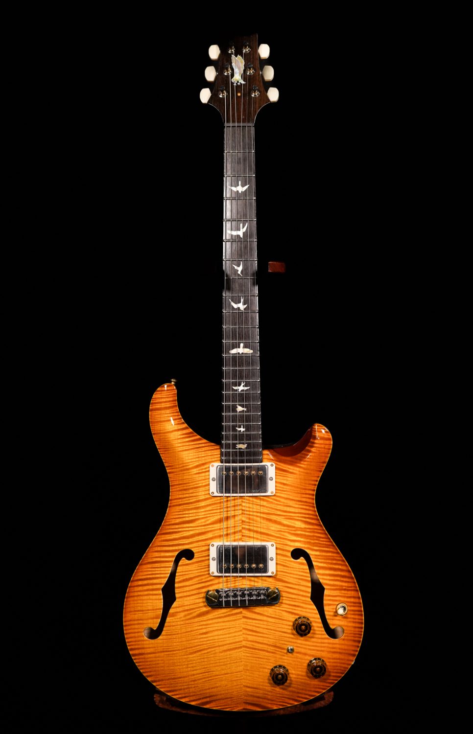 2019 PRS Private Stock Brazilian Archtop 11 Honey Gold - Cedar Rock Studios